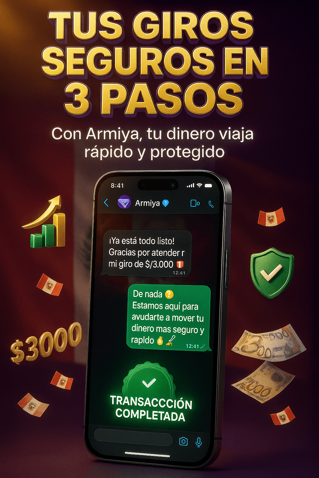 Armiya | Envía dinero rápido